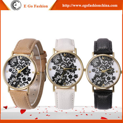 GV04 China Watch Supplier Quartz Analog Watches for Woman Unisex Sports Watch PU Leather
