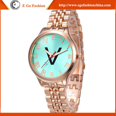 GV15 Rose Gold Watches for Woman Women's Watch Female Quartz Watch Geneva Luxury Watches