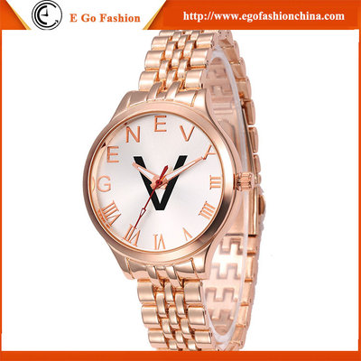 GV15 Rose Gold Watches for Woman Women's Watch Female Quartz Watch Geneva Luxury Watches