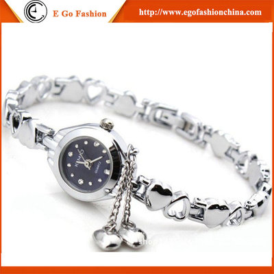 KM01 Full Stainless Steel Watch Kimio Women's Watch Quartz Watch Heart Pendant Gift Watch