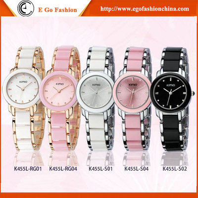 KM02 MOQ 20pcs Luxury Bracelet Watch Bangle Watches Golden Case Watch Female Fashion Watch