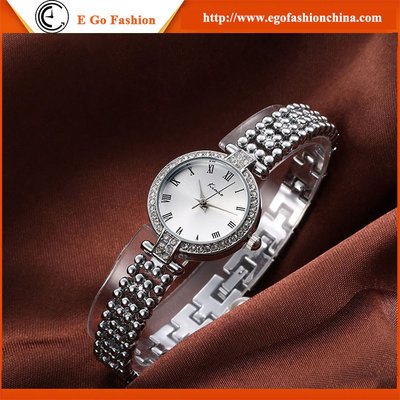 KM08 Rose Gold Watches for Woman Lady Watch Quartz Analog Watch Full Steel Quartz Watches