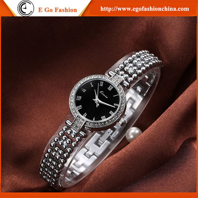 KM08 Rose Gold Watches for Woman Lady Watch Quartz Analog Watch Full Steel Quartz Watches