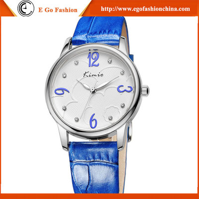 KM10 Fashion Jewelry Wholesale Stainless Steel Watch Genuine Leather Watch Woman Dress