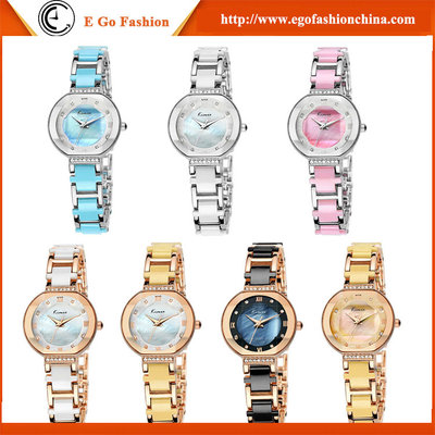 KM13 Top Brand KIMIO China Watch Full Rhinstone Watch for Woman Pink Blue Wristwatch Women