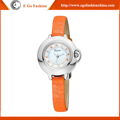 KM17 KIMIO Women Men Unisex Watches Quartz Sport Wrist Watch Leather Band Letters Analog