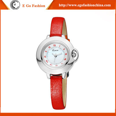 KM17 KIMIO Women Men Unisex Watches Quartz Sport Wrist Watch Leather Band Letters Analog