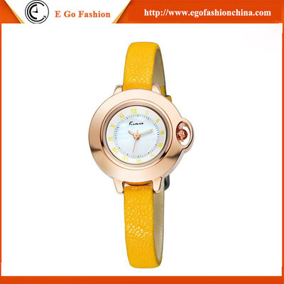 KM17 KIMIO Women Men Unisex Watches Quartz Sport Wrist Watch Leather Band Letters Analog
