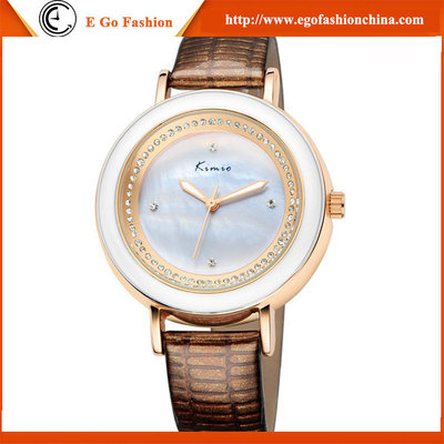 KM19 New Fashion Unisex Watch Leather Strap Casual Fashion Quartz Watch Kimio Spoort Watch