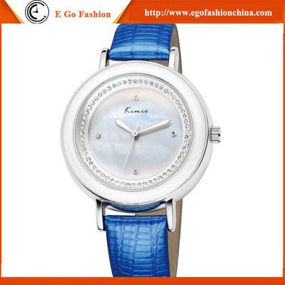KM19 New Fashion Unisex Watch Leather Strap Casual Fashion Quartz Watch Kimio Spoort Watch