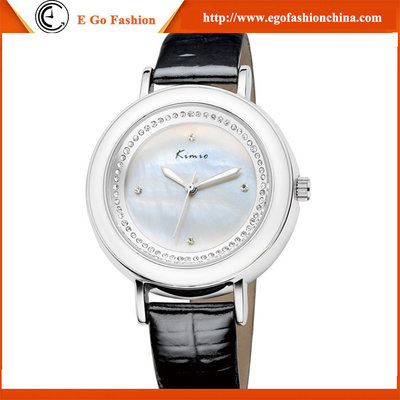 KM19 New Fashion Unisex Watch Leather Strap Casual Fashion Quartz Watch Kimio Spoort Watch