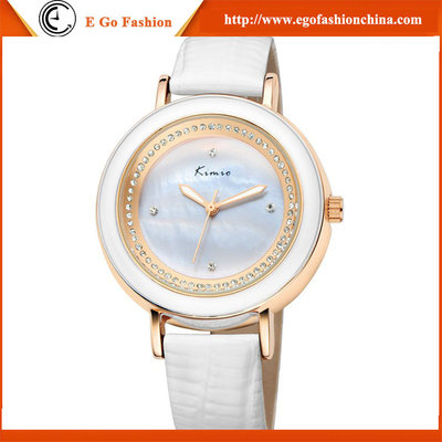 KM19 New Fashion Unisex Watch Leather Strap Casual Fashion Quartz Watch Kimio Spoort Watch