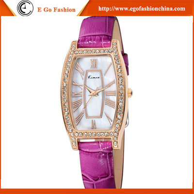 KM21 CTR Branding Watches KIMIO New Fashion Woman Leather Band Stainless Sport Watch OL