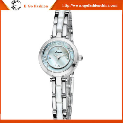 KM24 6 Colors Full Stainless Steel Bracelet Bangle Watches Quartz Analog Watches for Woman