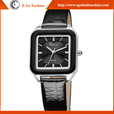 KM25 Women Stunning Round Crystal Dial Quartz Analog Leather Unisex Leather Watch Woman