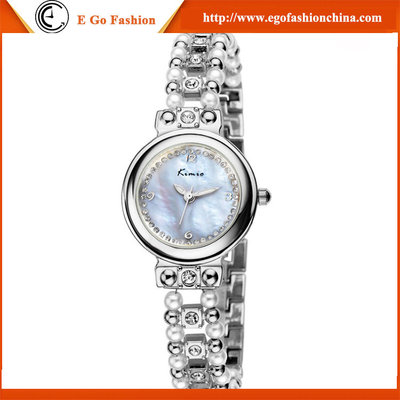 KM26 Fashion Womens Golden Small Round Dial Bracelet Lady Quartz Analog Wrist Watch Bangle