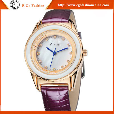 KM27 Yellow Full Rhinestone Watch Woman OL Office Lady Watches Quartz Analog Gift Watch