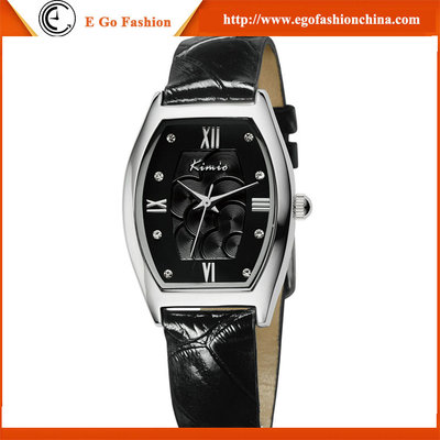 KM29 Fashion Casual Watch Quartz Analog Watches Gift Wristwatch Genuine Leather Watch Lady