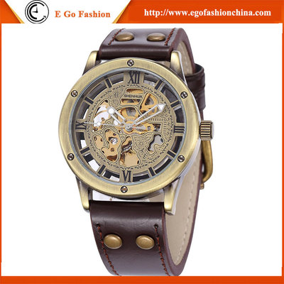 SH01 Vintage Watch Man China Watch Supplier SHENHUA Branding Watches Mechanical Gift Watch