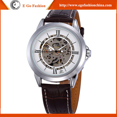 SH10 Vintage Watch for Man Men's Wristwatch Mechnical Movement SHENHUA Leather Watch Man
