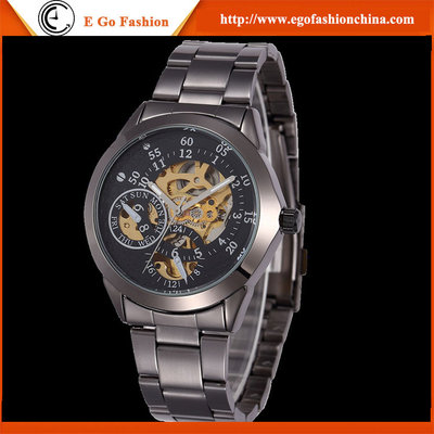 SH11 Full Stainless Steel Watch for Man 2016 Hotsale Gift Wristwatch Mechnical Retro Watch