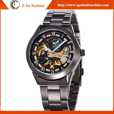 SH12 Hollow Out Skeleton Watch for Man Mechnical Watches Gift Promotional Watch for Mens