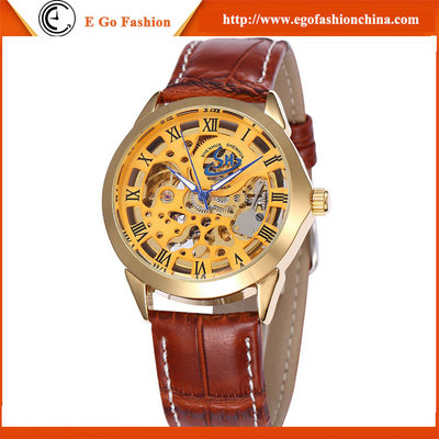 SH12 Hollow Out Skeleton Watch for Man Mechnical Watches Gift Promotional Watch for Mens