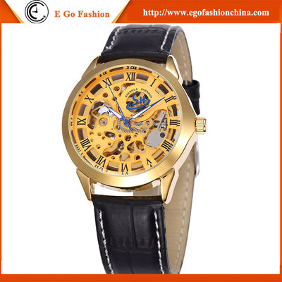 SH12 Hollow Out Skeleton Watch for Man Mechnical Watches Gift Promotional Watch for Mens