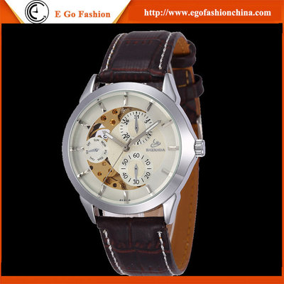 SH13 Top Brand Watches for Man Unisex Watch Mechnical Watch SHENHUA Genuine Leather Watch