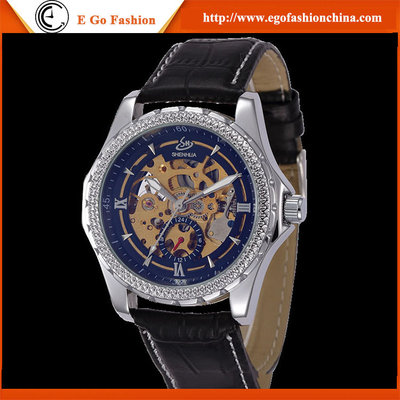 SH18 SHENHUA Watch Fashion Casual Watches Man Mechnical Watch Hollow Out Gift Box Watches
