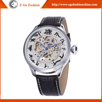 SH24 E Go Fashion Watch for Man Business Classic Watch Stainless Steel Hollow Out Watches
