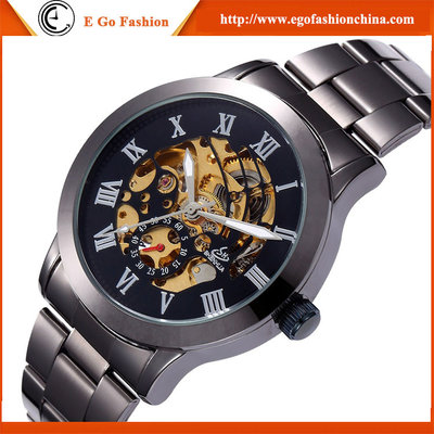 SH32 Full Stainless Steel Watch for Man Unisex Watches Mechanical Watch Roman Numberal Hot