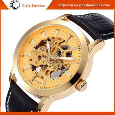 SH33 Made in China Watch Fashion Gold Plate Watch Luxury Retro Watch Mechanical Watch Man