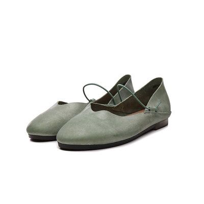 S002 New fresh and simple fairy shoes leather handmade all-match sandals manufacturers one drop