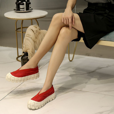 S005 Summer new women's shoes breathable frosted Baotou casual shoes thick-soled platform shoes women's shoes