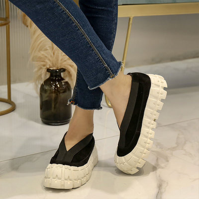 S005 Summer new women's shoes breathable frosted Baotou casual shoes thick-soled platform shoes women's shoes