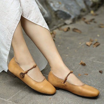 S007 New single shoes literary forest women's shoes 2020 summer light mouth comfortable sandals women