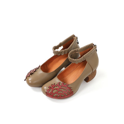 S054 leather shoes