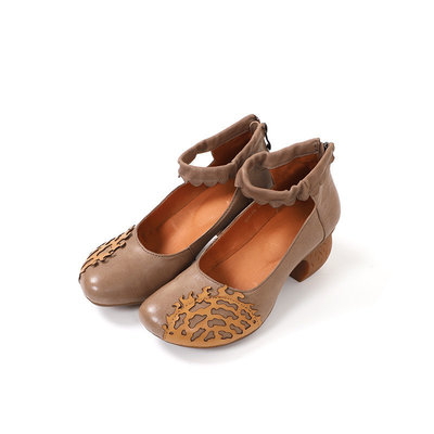 S054 leather shoes