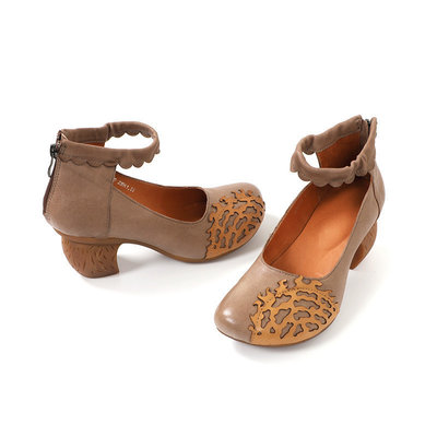 S054 leather shoes