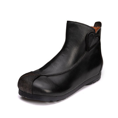S079 Martin boots women short boots retro handmade leather fashion flat leather boots women