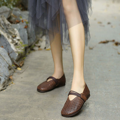 S108 Shoes women summer models 2020 hole shoes cool and breathable sandals women braided with Velcro