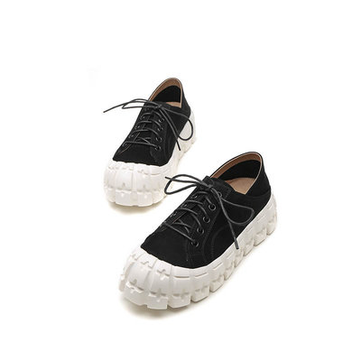 S113 Women's shoes autumn 2020 new dual-wear sports shoes women's casual lace-up platform platform shoes women