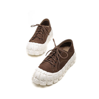 S113 Women's shoes autumn 2020 new dual-wear sports shoes women's casual lace-up platform platform shoes women