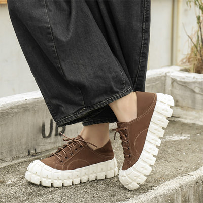 S113 Women's shoes autumn 2020 new dual-wear sports shoes women's casual lace-up platform platform shoes women