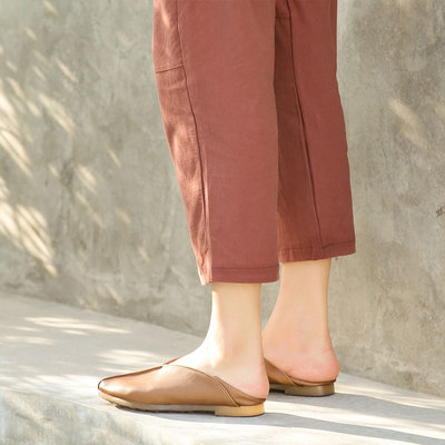 S115 Women's shoes ins tide shoes net red 2020 new autumn lazy shoes can be worn with flat shoes