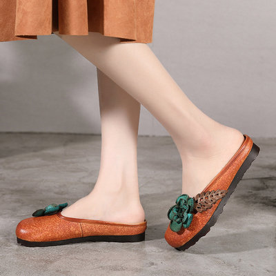 S134 2020 manufacturers simple temperament fashion women's shoes spring and autumn pure color metal buckle leather handm