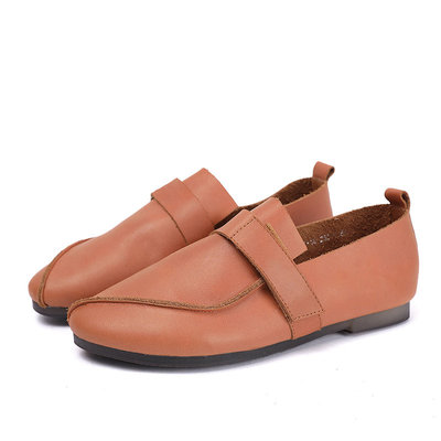 S175 Manufacturers literary forest round head leather handmade shoes fashion all-match simple autumn and winter new leat