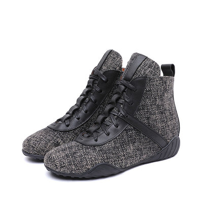 S209 Manufacturers cotton and linen stitching leather forest simple and comfortable boots, literary and fresh lace-up au