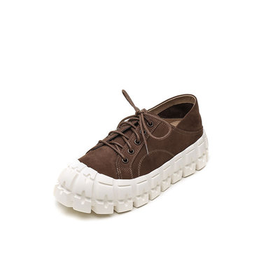 S265 Two-wear sports shoes women casual lace-up platform platform shoes women